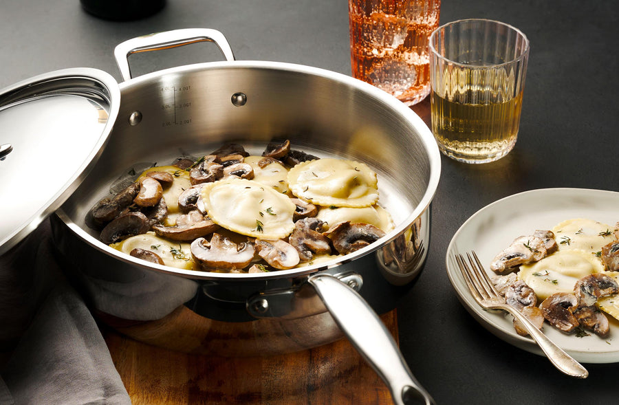 5-Ply Stainless Steel Cookware Set 14-pc | Legend Cookware