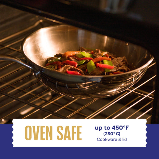 5-Ply Stainless Steel Wok | Legend Cookware